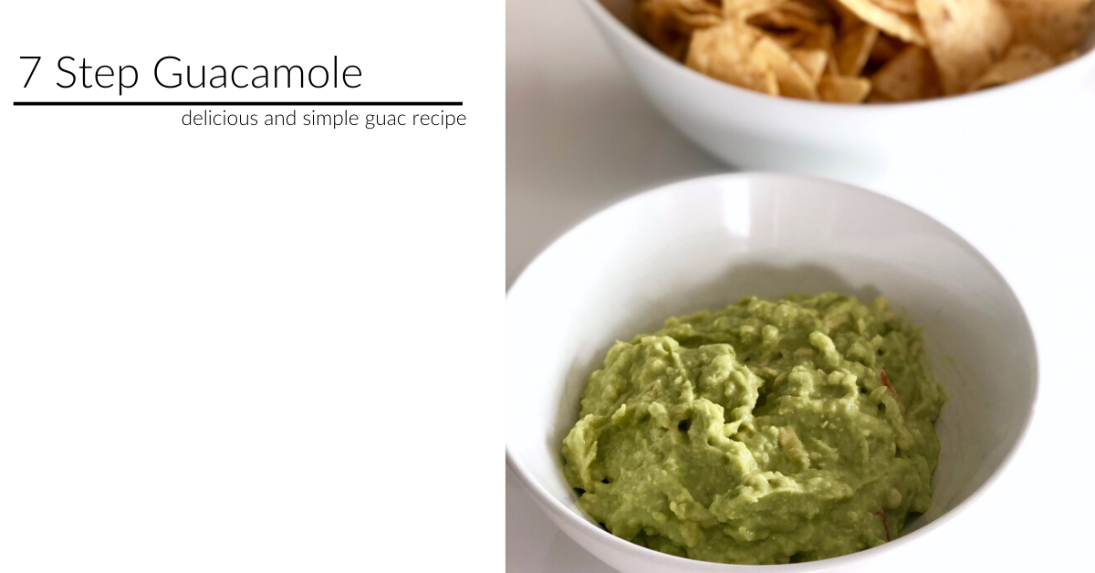 Easy Guacamole Recipe - VIEW FROM THE SIX Blog